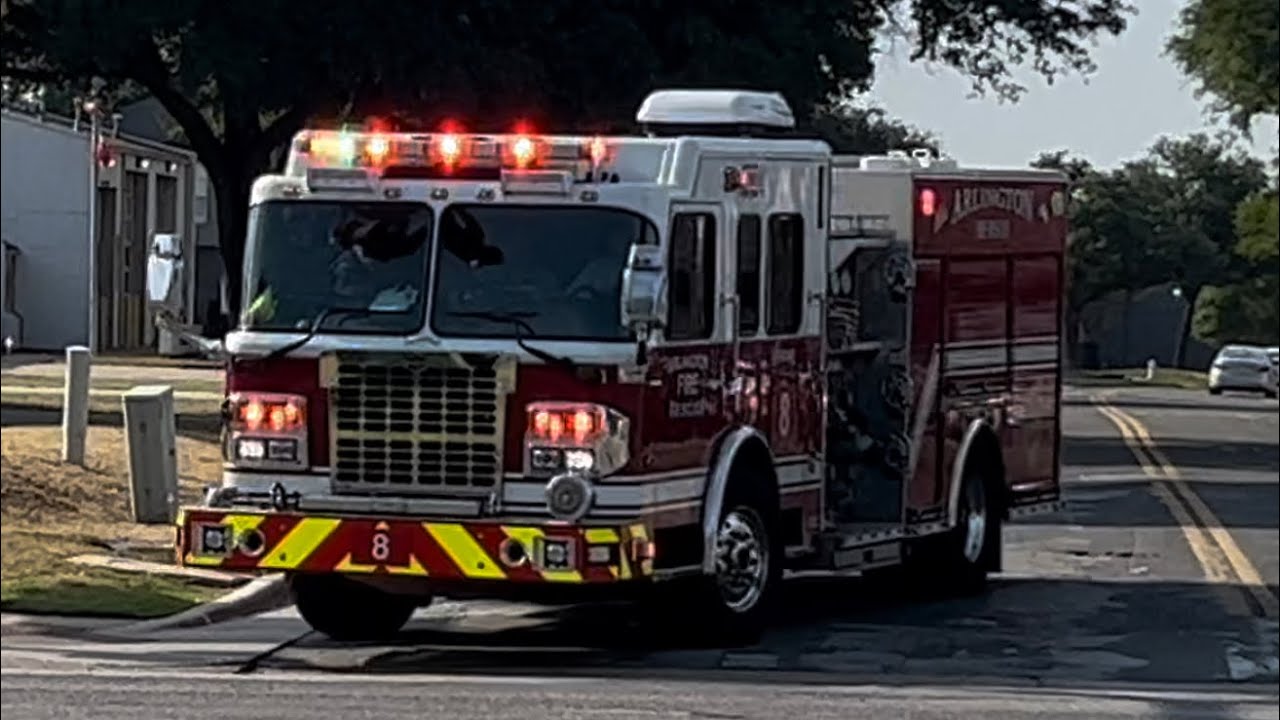 Arlington Fire Department Responding - YouTube