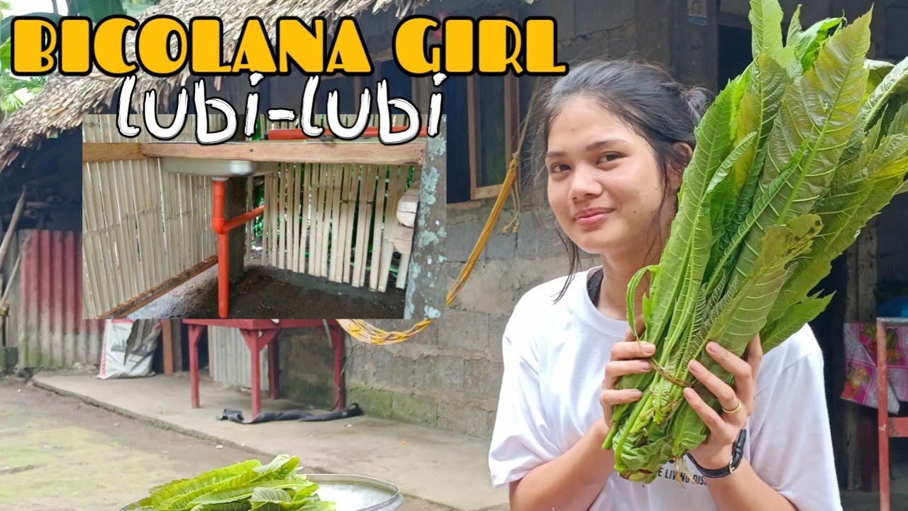 PART 15 BICOLANA girl nag gulay ng lubi-lubi/pag kabit ng lababo - YouTube