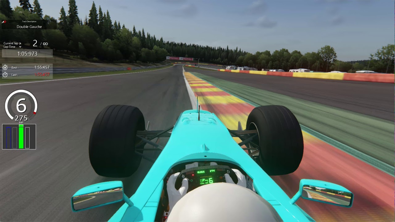 Assetto Corsa - RSS Formula 2000 V10 Hotlaps at Spa - YouTube