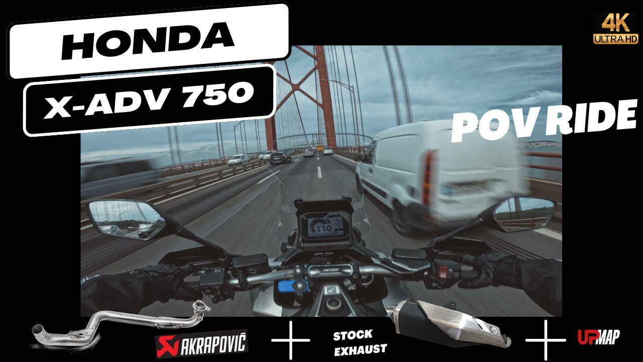 🇵🇹 Maximizing Honda X-ADV 750 with Akrapovic Header, Stock Pipe & Remap ...