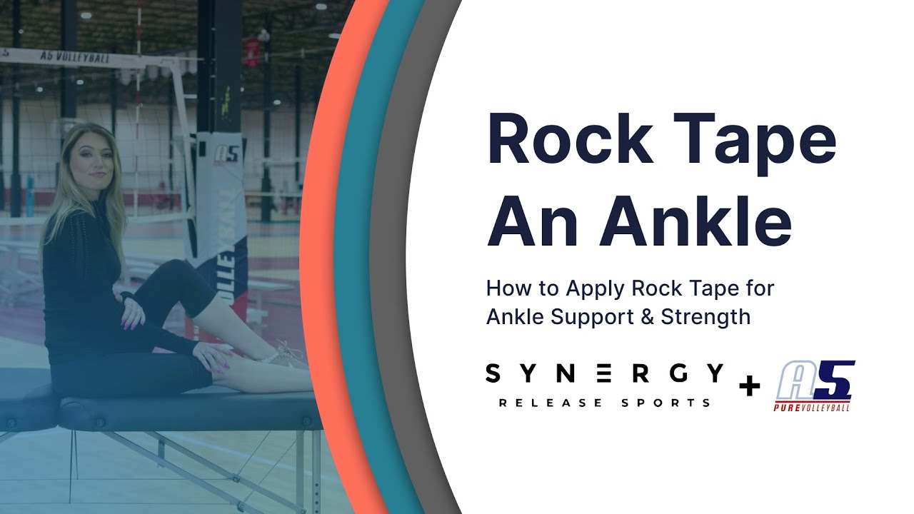 How to Apply Rock Tape for Ankle Support & Strength - YouTube