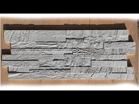 Форма для гипсовой плитки "АФИНЫ". Резиновые формы для декоративного ...