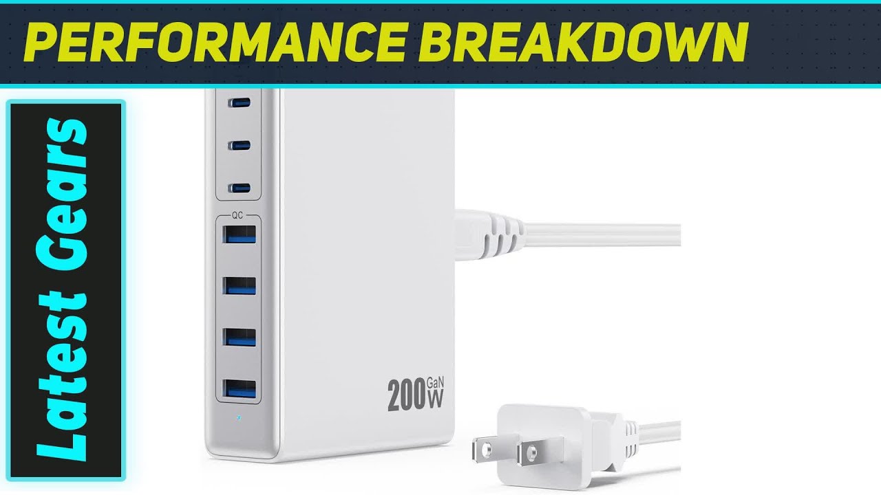 The Ultimate 200W USB C Charging Station? A GaN IV Powerhouse! - YouTube