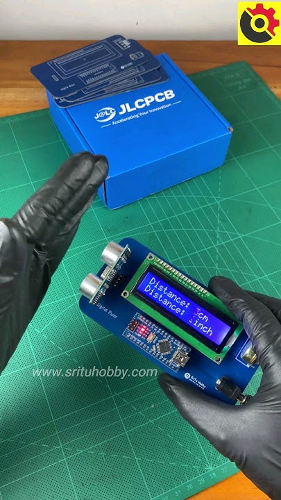 Ultrasonic sensor with Digital Ruler #sritu_hobby #arduino #jlcpcb @sritu_hobby - YouTube