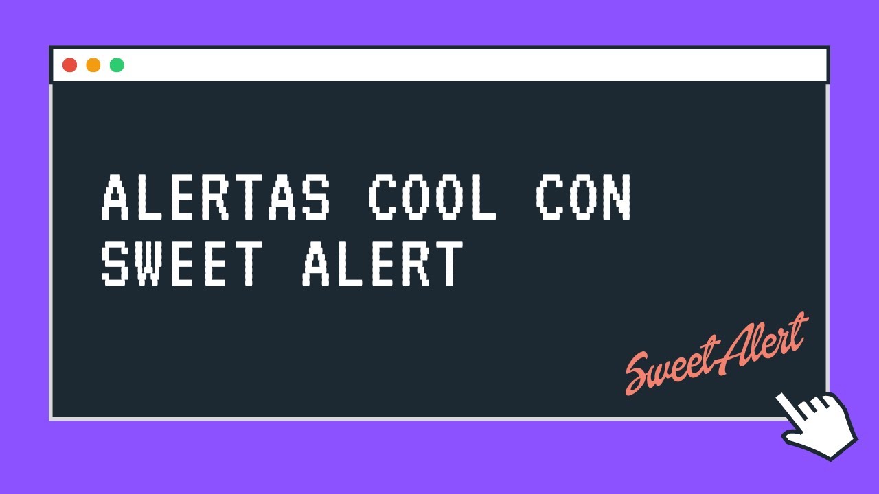 Alertas cool con Sweet Alert! - YouTube