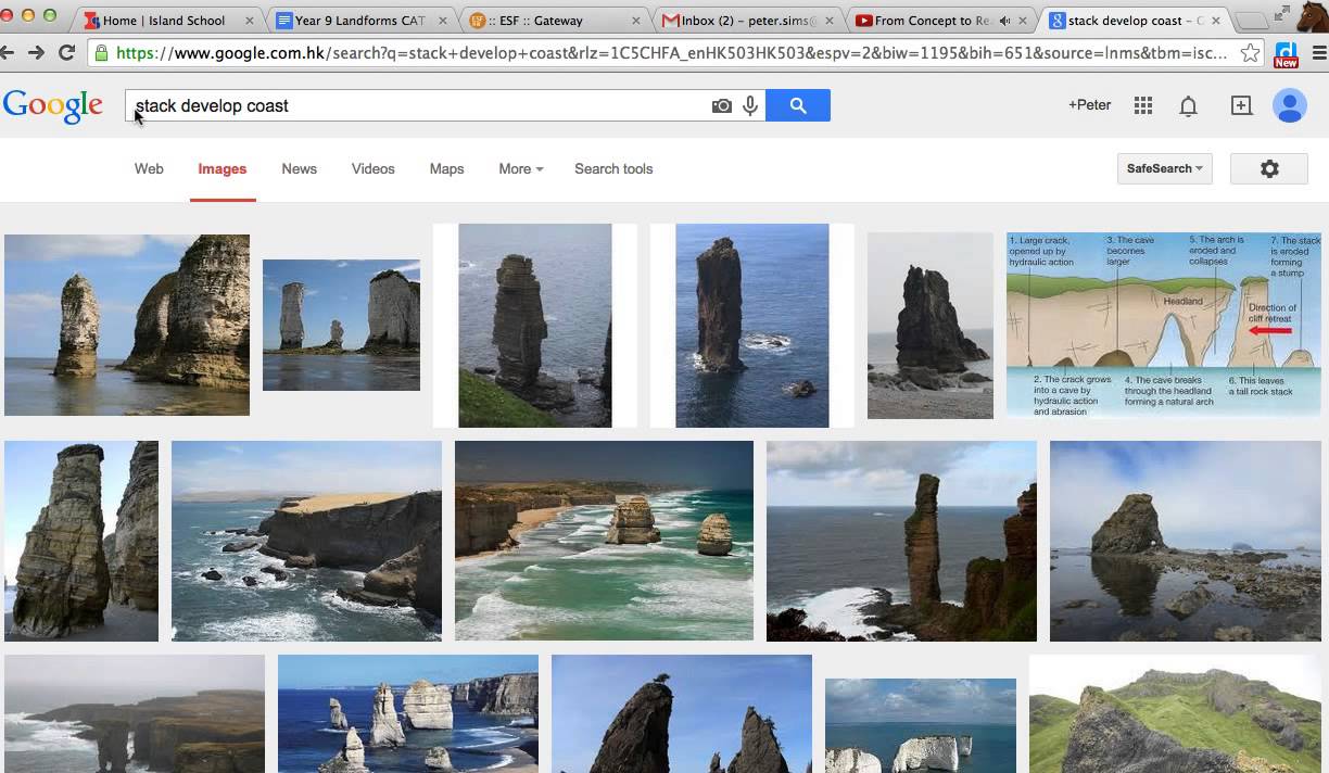 landscape feature that change over a period of time - YouTube