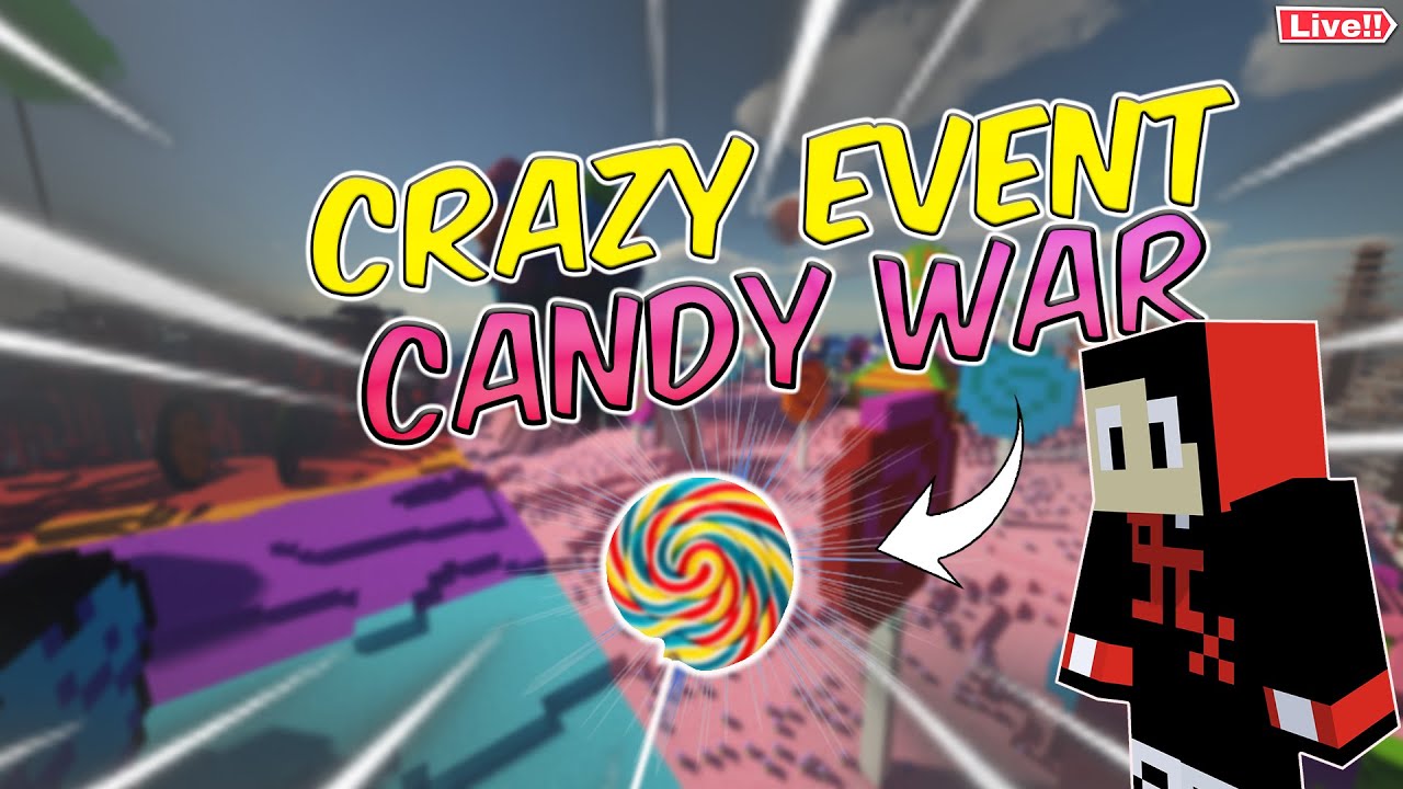 MINECRAFT LIVE | CANDY WAR TODAY IN KNIGHTS SMP JOIN NOW!!!! JAVA / PE 24/7 - YouTube