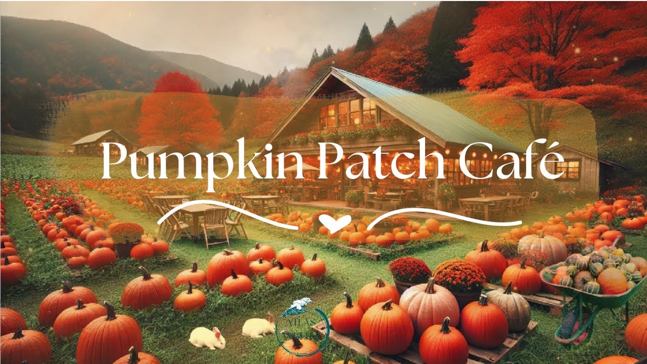 🎃🍂Pumpkin Patch Cafe Ambience 🎃🍂 with cozy jazz tunes ☕🎶🍁 - YouTube