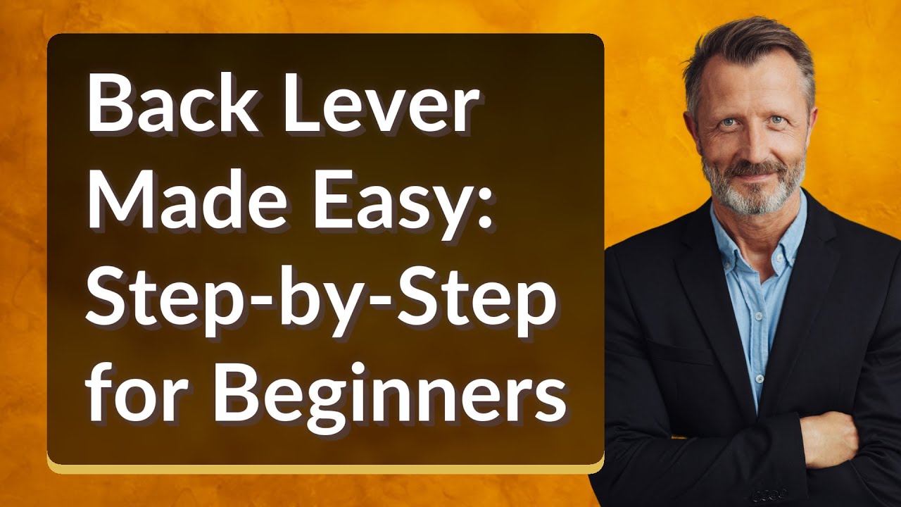Back Lever Made Easy: Step-by-Step for Beginners - YouTube