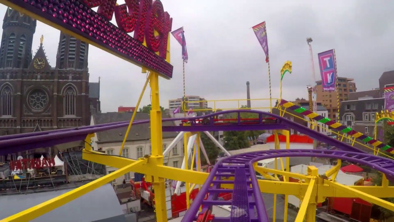 Spinning Coaster - Buwalda (Onride/POV) Video Kermis Tilburg 2019 - YouTube