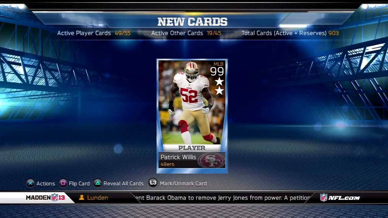 MUT 13: Patrick Willis 2 Star | 2nd Edition Premium Collection Complete ...