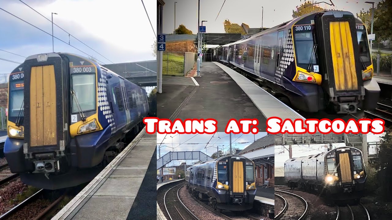 Trains at: Saltcoats (30/10/21) - YouTube