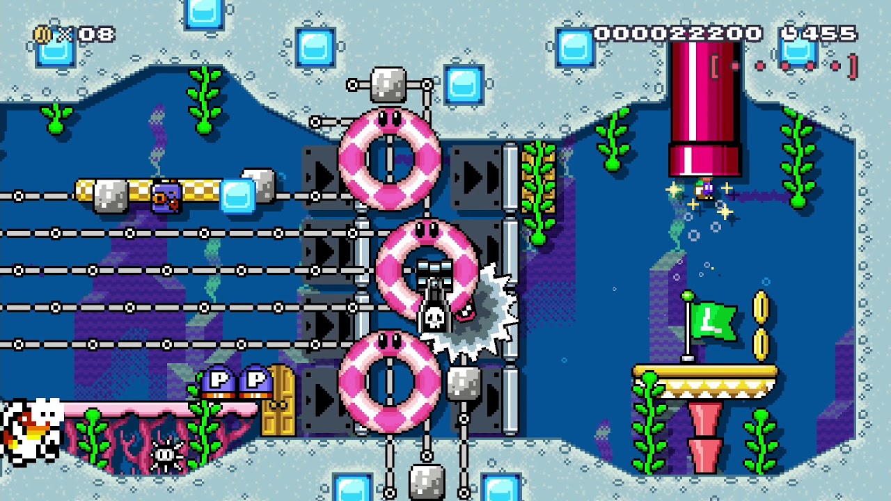 Ancient Underwater Castle ★ by Sαyuno - Super Mario Maker 2 - No ...