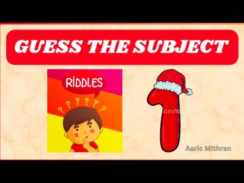 Guess The Subject Quiz#Find Subject Name#Riddles#Brain Games#quiz#Aaric ...