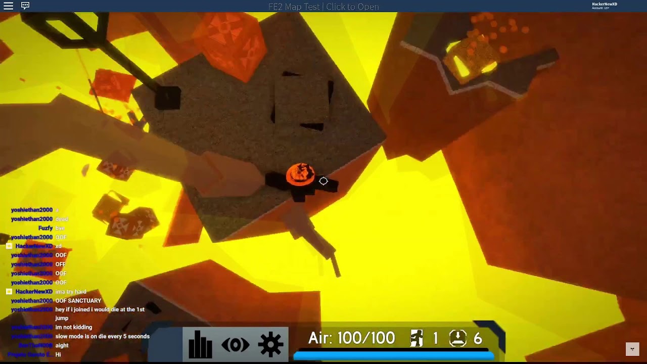 Lava Sanctuary (Hard Ver. Remake + Live) [Crazy] | FE2 Map Test - YouTube