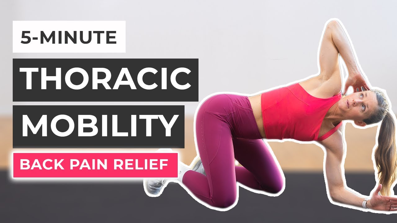 5-Minute Thoracic Mobility Flow (Upper Back Mobility) - YouTube