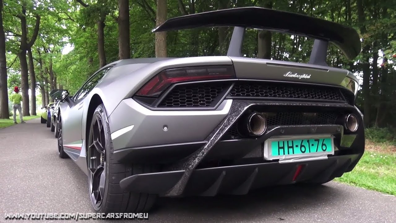 2017 Lamborghini Huracan Performante - Exhaust and Accelerating Sound ...