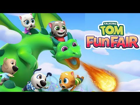 Talking Tom Fun Fair stage 71 - 75 Gameplay Android ios - YouTube