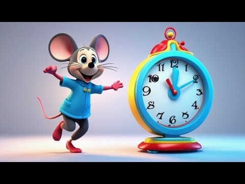 Hickory Dickory Dock: Mouse Rides the Big Clock | Nursery Rhymes and ...