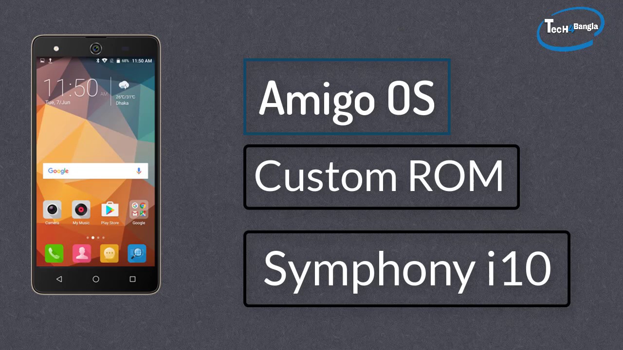 Amigo OS Custom ROM for Symphony i10 | mt6580 - YouTube