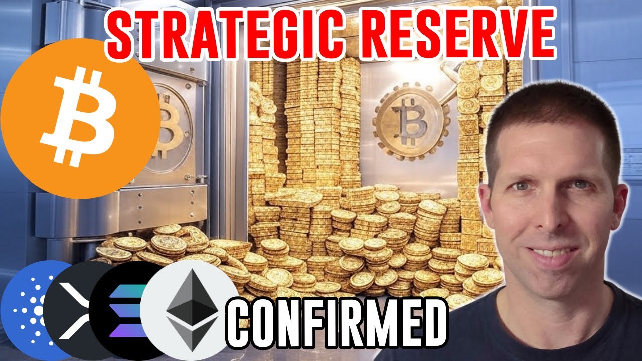 HUGE NEWS! - U.S. Strategic CRYPTO Reserve Announced - BTC, ETH, & MORE! - YouTube