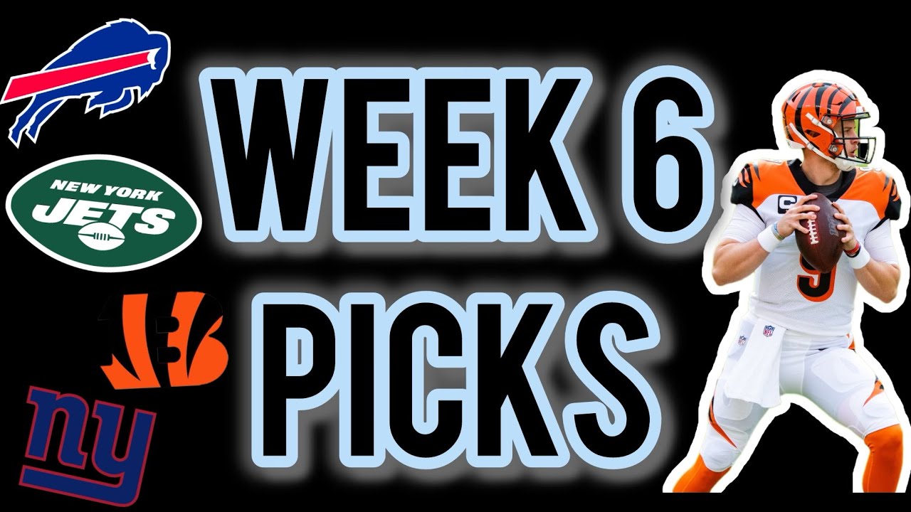 NFL WEEK 6 PICKS 🤦🏽‍♂️ - YouTube
