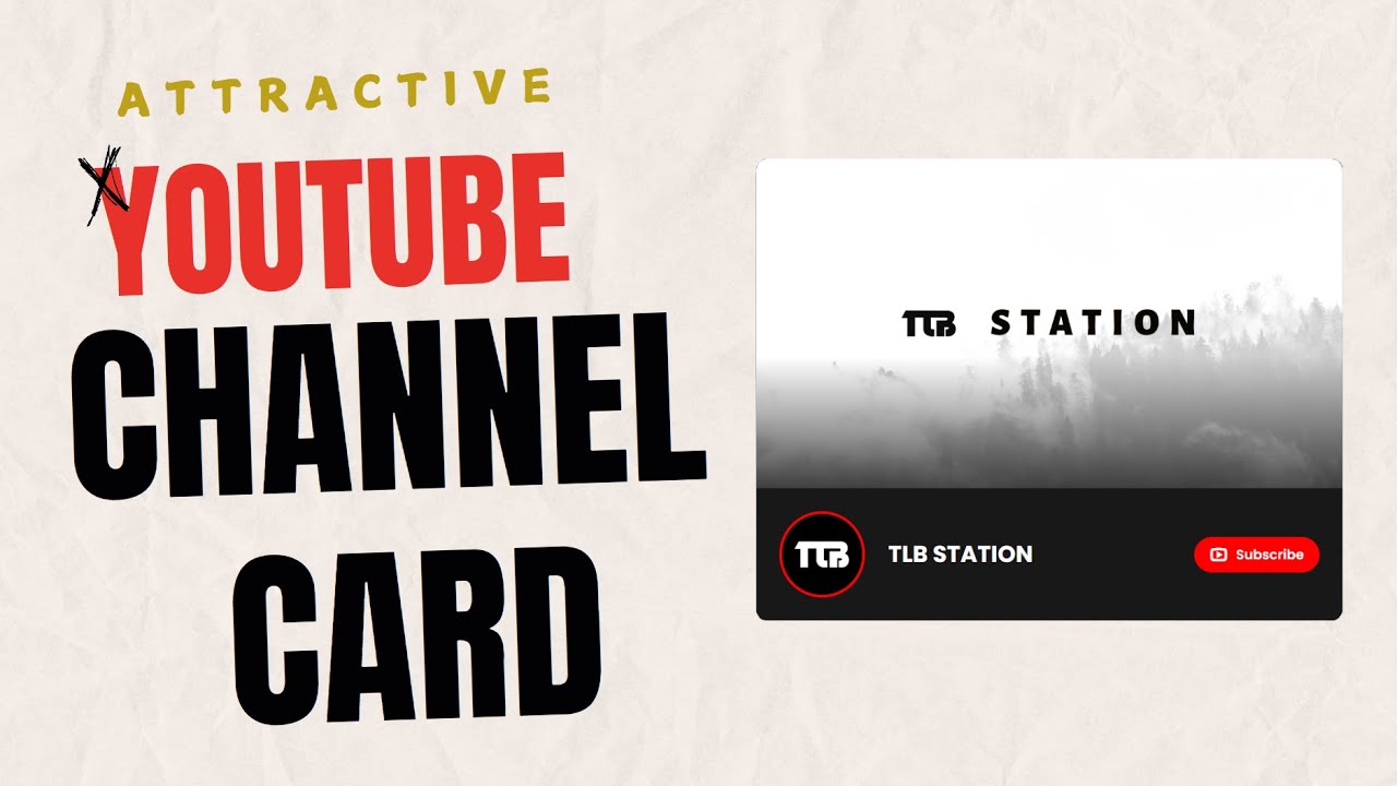 Attractive YouTube Channel Card using HTML & CSS (Remastered) - TLB ...