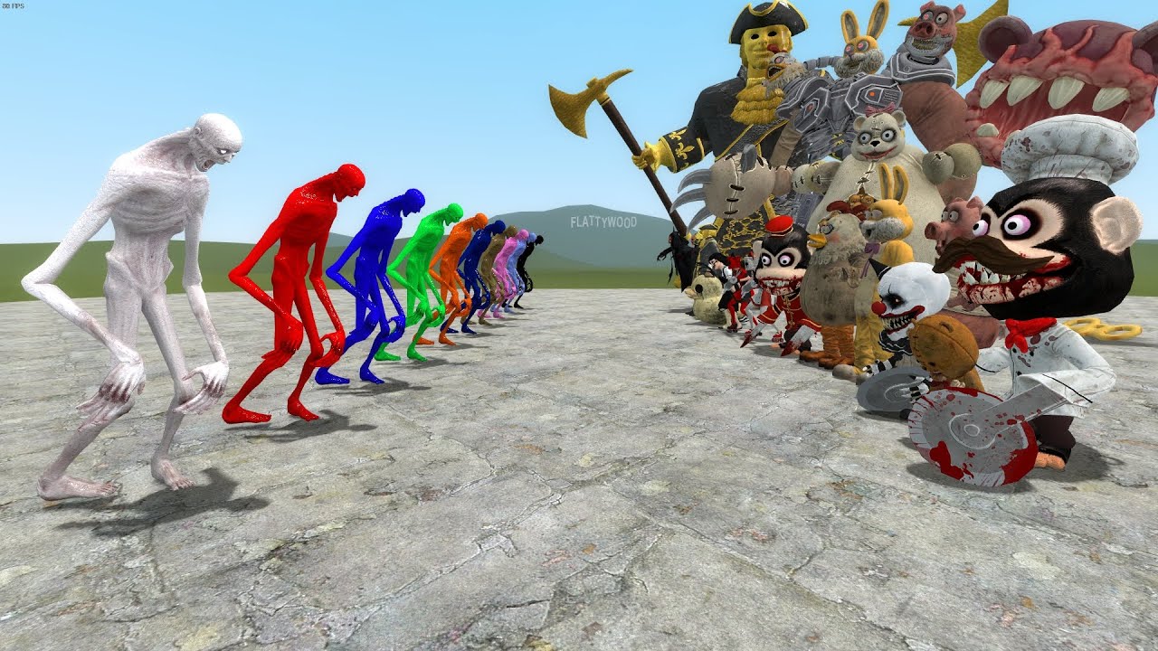 SCP-096 THE SHY GUY ALL COLORS VS DARK DECEPTION CHAPTERS 1-4 ...