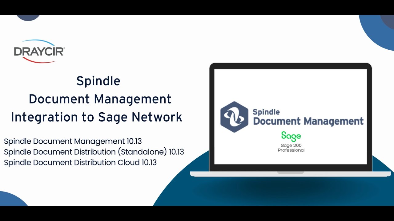Spindle Document Management Integration to Sage Network - YouTube