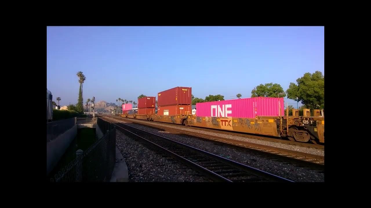 6-14,17-24! Railfanning Riverside & SBD Ft. Bonnets, CP, NS Leader, Monster Stacks & More - YouTube