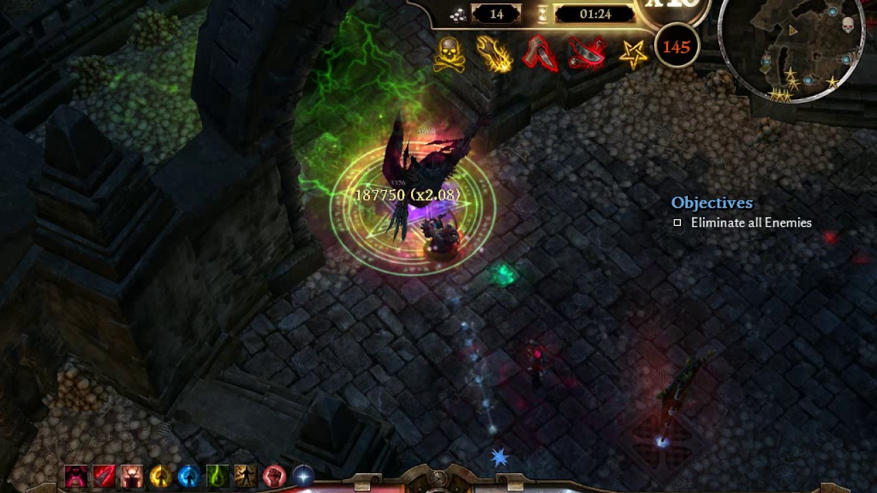 Grim Dawn - Conjurer Doom Bolt Vitality/Chaos Build - YouTube