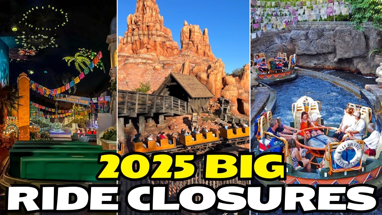 THREE Disney World Rides Will Be Closing to Start 2025 | Everything You ...