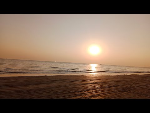 Beautiful Sunset view from Kuakata sea beach, Bangladesh.  #trending #bangladesh #2023