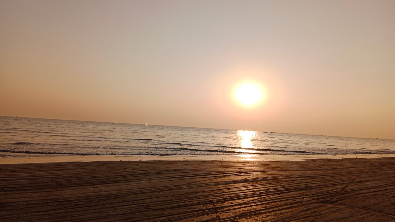 Beautiful Sunset view from Kuakata sea beach, Bangladesh. #trending # ...