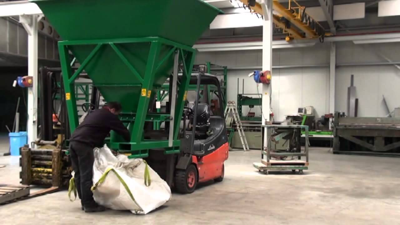 BIG BAG FILLING HOPPER httpwwwe m tnl - YouTube