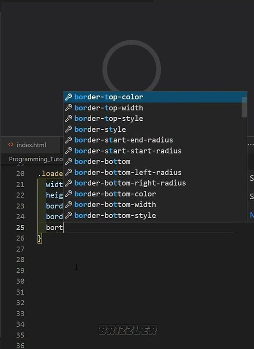 Simple Loader using HTML CSS | CSS for beginners - YouTube