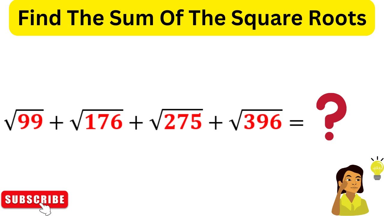 √99+√176+√275+√396 | Find The Sum Of Square Roots - YouTube