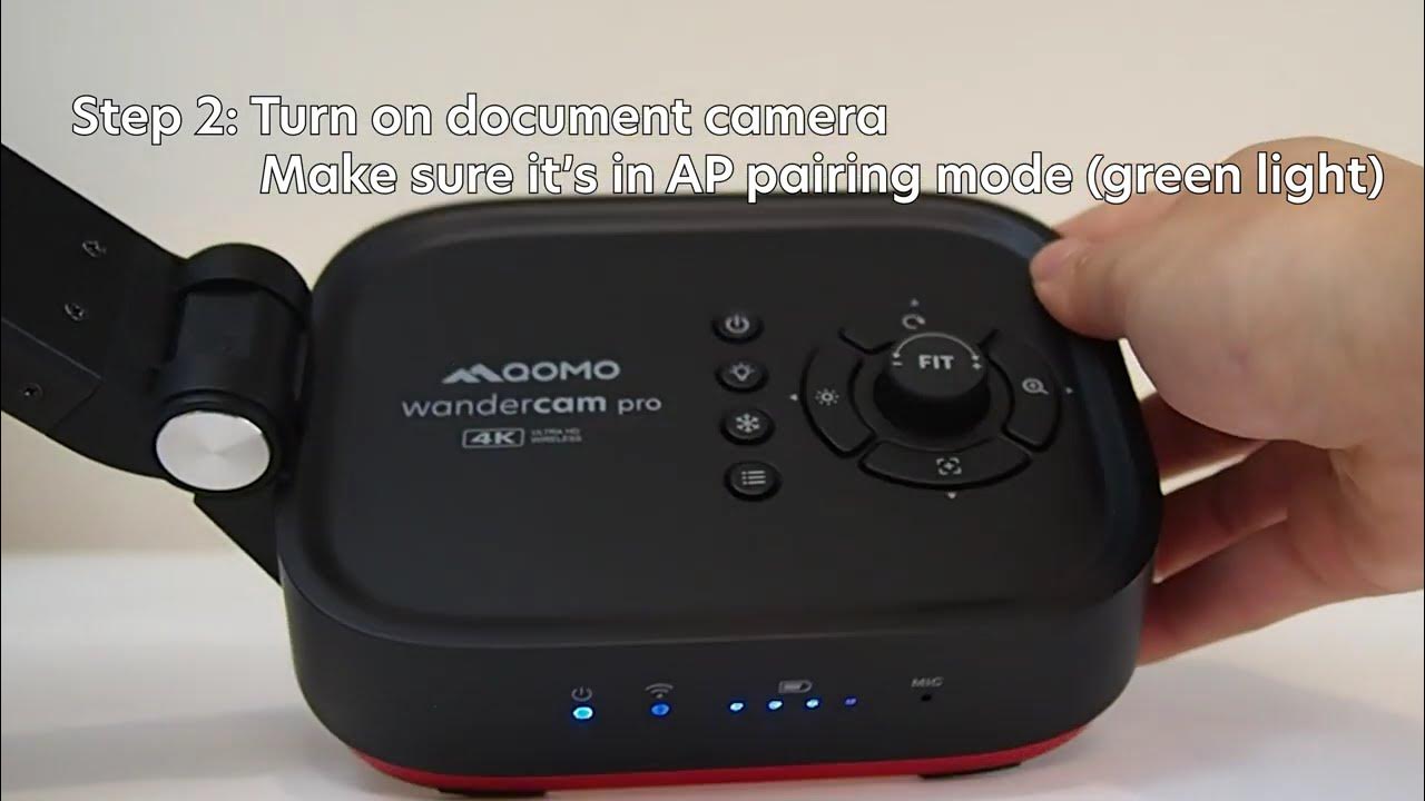 QShare 20 Wireless Document Camera Receiver Set up Tutorial - YouTube