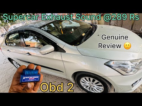 Supercar🏎️ Exhaust Sound Under ₹289/-  RevHeadz Tutorial | How to use OBD 2 Scanner Change Car Sound