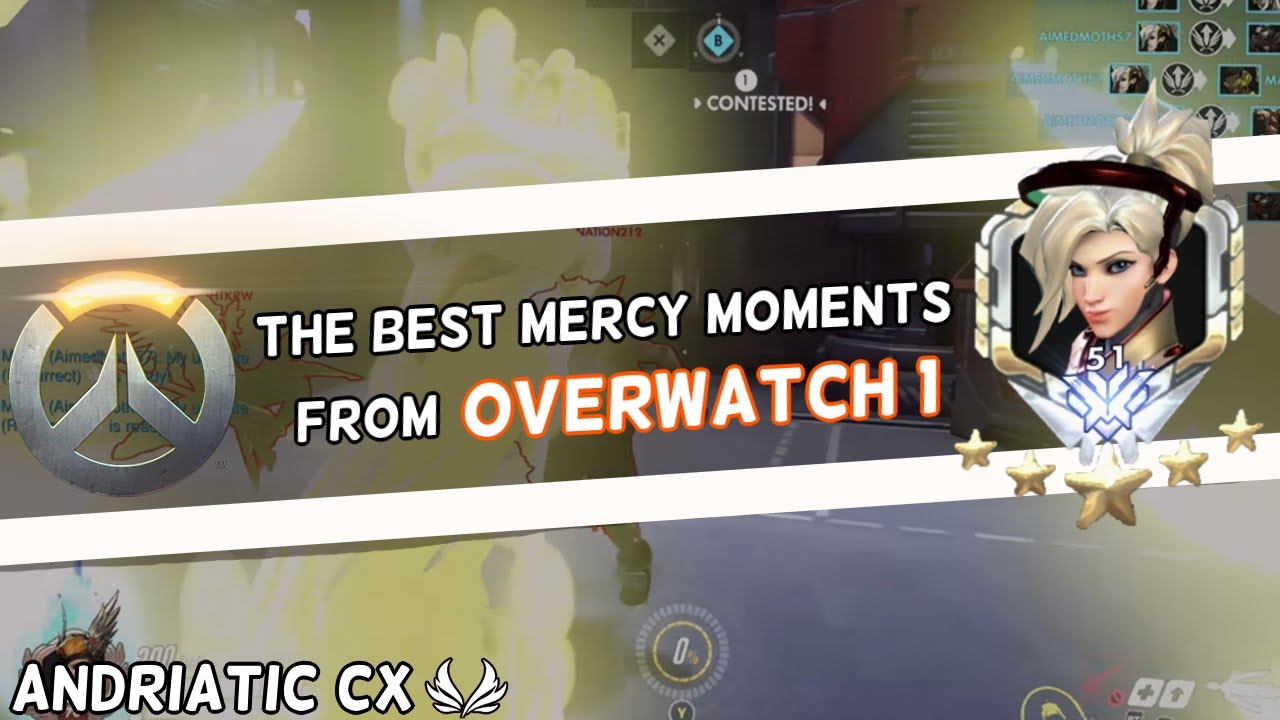 THE LAST OVERWATCH 1 MERCY MONTAGE! | BEST MERCY HIGHLIGHTS FROM ...