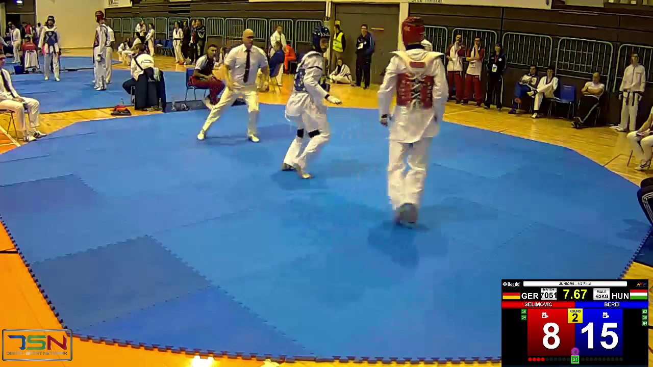 751 Bela BEREI, HUN vs Denis SELIMOVIC, GER 24 14 - YouTube