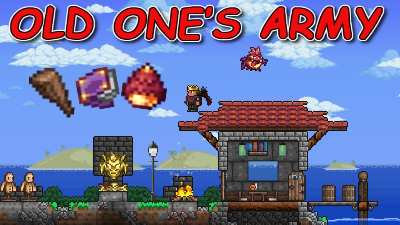 MASTER MODE (One Old's Army) New Item Showcase! - Terraria 1.4 Tutorial ...