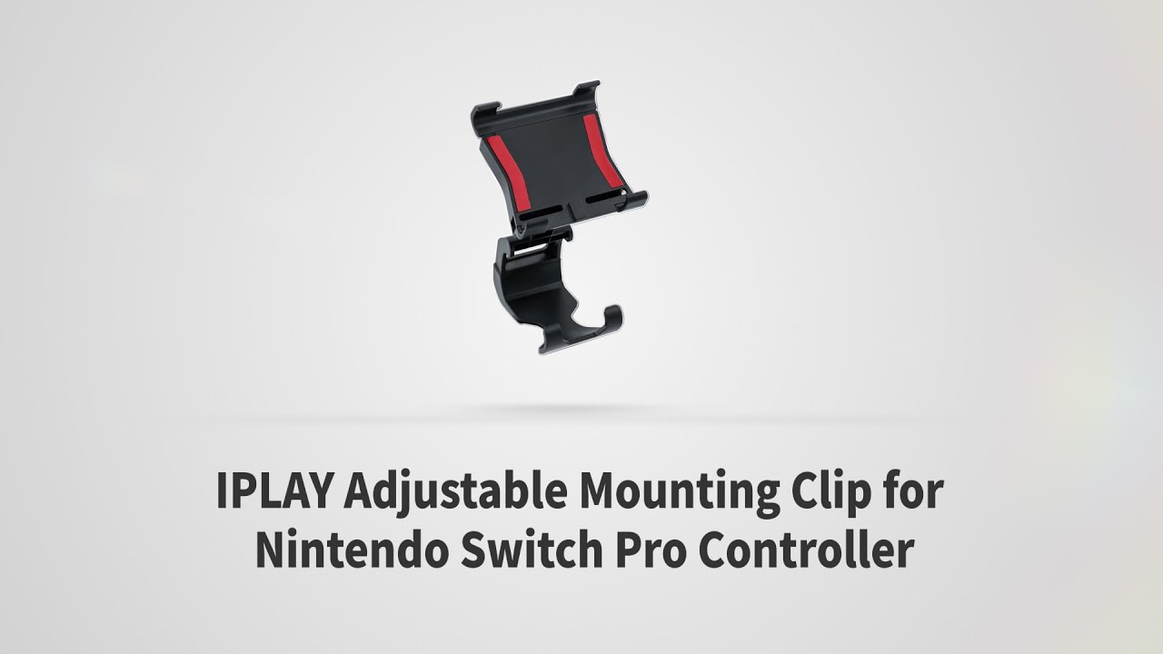 Nintendo Switch Pro Controller Adjustable Mounting Clip - YouTube