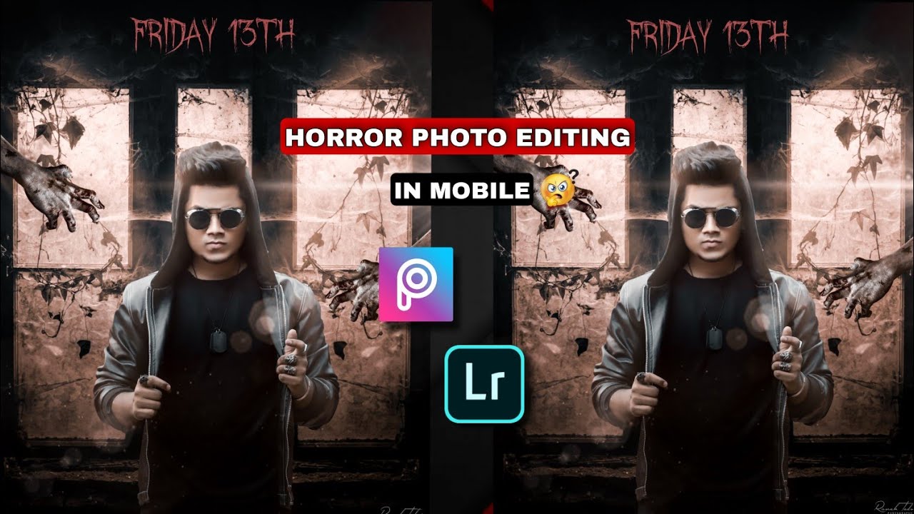 Horror Concept Photo Editing Tutorial || In Mobile Picsart & Lightroom ...