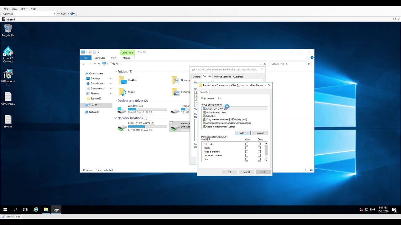 Azure Files - Assign Permissions to Users/Groups That Require Access 10 ...