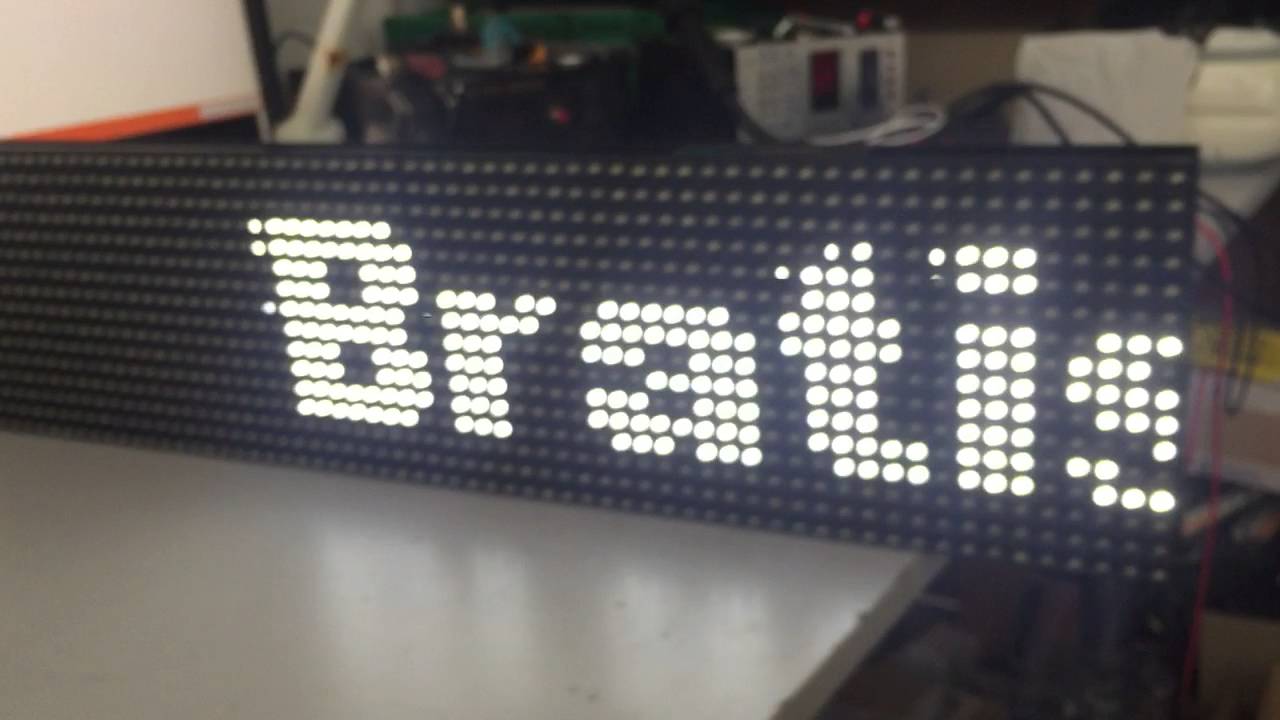 Bus information led display! - YouTube