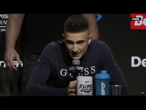 Kuba post vs vandall na konferencji FAME MMA 9 *ostre słowa*