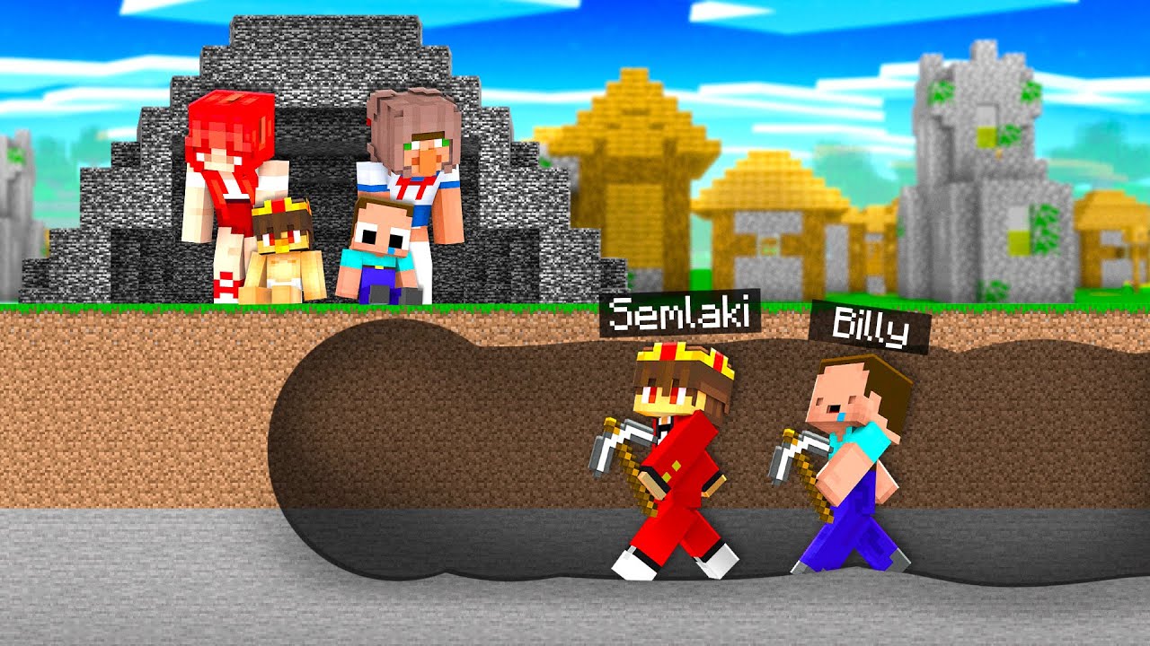 Semlaki und Billy Retten Familie von Bedrock Falle in Minecraft - YouTube