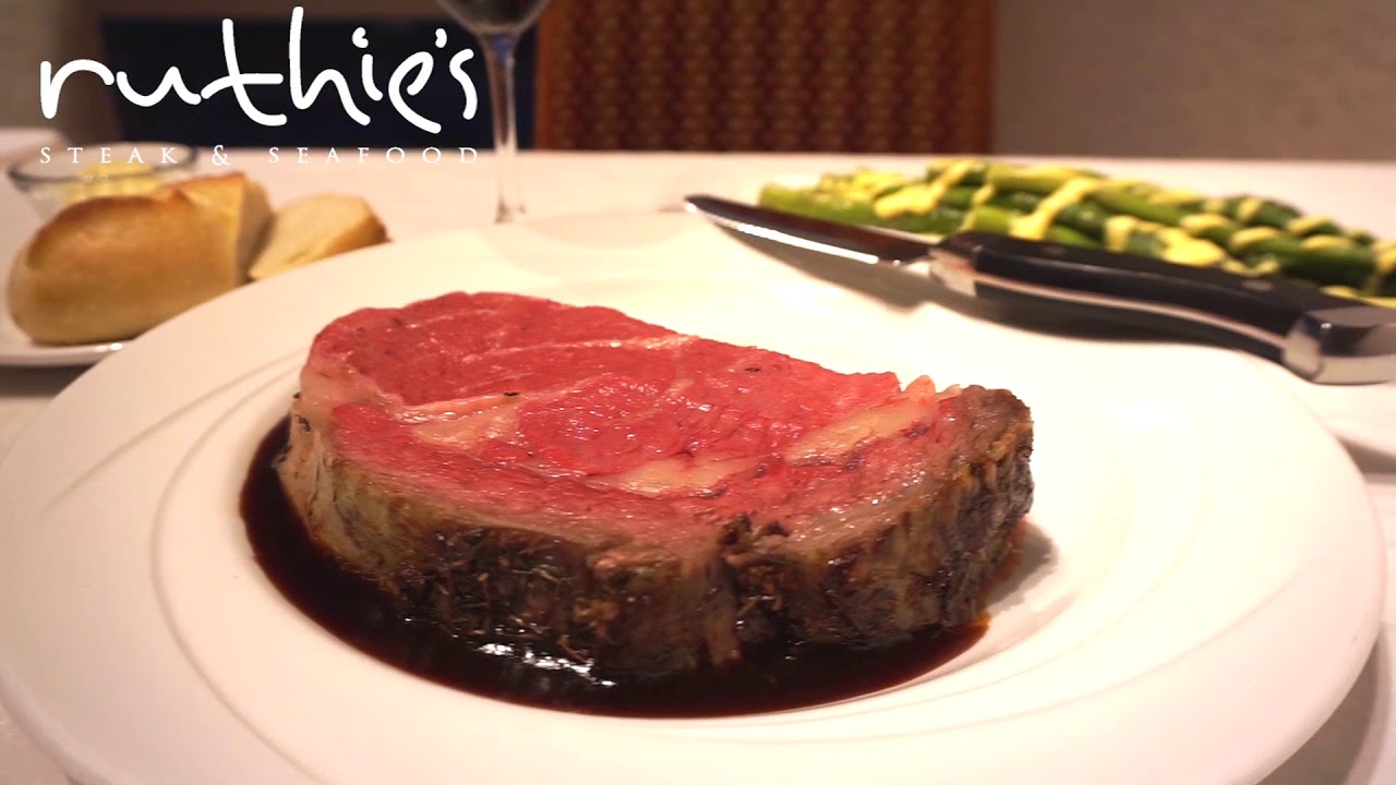 Ruthie's Steak & Seafood Prime Rib Special - YouTube