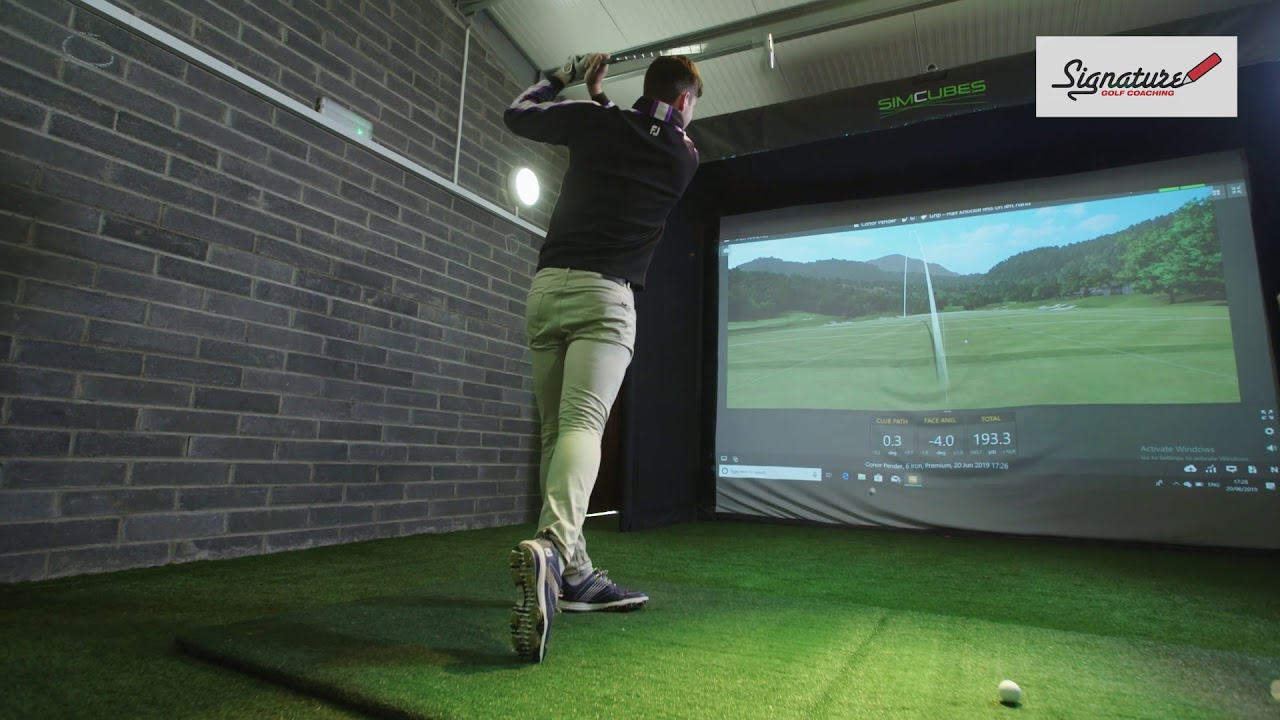 Trackman Golf Lessons Gapping Session - Dublin - YouTube